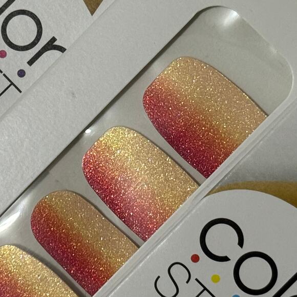 Color Street | Makeup | New Color Street Into The Sunset Orange To Red ...